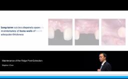 Minimally Invasive Extraction Techniques - Congress Lectures - ITI